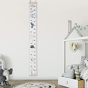 GLOGLOW Growth Chart, Height Chart Cute Wall Ruler Removable Height Measure Chart Wall Sticker Height Measure Home Room Decoration Child Toy Growth Chart for Kids(#1)