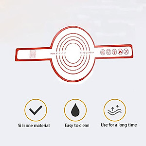 Aesackir Silicone Baking Mat for Dutch Oven Bread Baking,Reusable Mat,Long Handles Sling Transferable Dough,Environmentally Friendly Alternative to Parchment,Baking Tools, 52.5*21.5cm (B-B064)