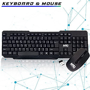 TechMagnet All in one Desktop Computer, Cheetah 6, Intel Core i5 6th Gen 2.5 GHz, 16GB DDR3, 240GB SSD, New 24 inch LED, Wireless Keyboard Mouse, Speaker and Webcam, Windows 10 Pro (Renewed)