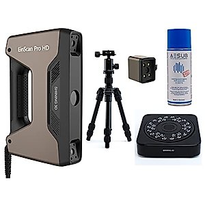 New EinScan Pro HD 3D Scanner with Turntable, Tripod, Color Pack, 0.2mm Resolution, 0.04mm Accuracy- Ultimate for Reverse Engineering, 3D Modeling, Art, Design, Manufacturing, Healthcare