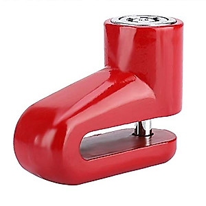 Brake Lock, Convenient Disc Lock, for Motorcycle Bike(red)