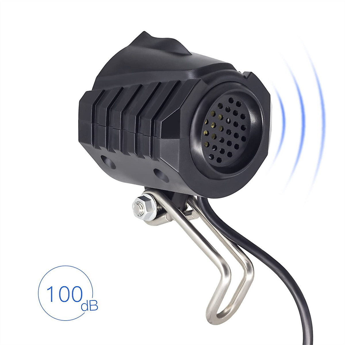 Bike Fender Electric Bike Front and Rear Light Set Input 12V 24V 36V 48V 60V Built-in Speaker E-Bike Headlight and Tail Light Mud Guards (Color : Front and Rear Light)