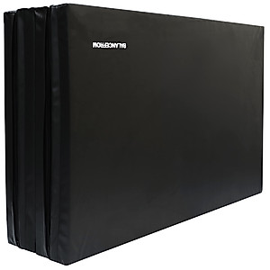 All Purpose 4'x10'x3" Extra Thick High Density Anti Tear Gymnastics Gym Folding Exercise Aerobics Mats, Multiple Colors