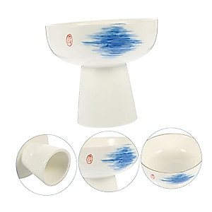 YARNOW 2pcs Goblet Ice Cream Sundae Cups Mini Dessert Cup Glass Dessert Bowls Mini Truffle Bowls Large Trifle Bowl Trifle Cake Footed Dessert Cup Pudding Bowl Ceramic Yogurt Cup Delicate