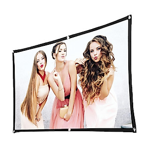Supersonic SC-82P KIT Home Theater Projector Kit with 100” Screen, 3.97” HD Bluetooth Protable Projector, Stunning True Colors & Sharp Images, 7000 Lumens, Bluetooth Sound Bars, 1080p Support