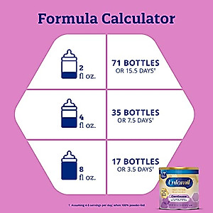 Enfamil Gentlease Baby Formula, Reduces Fussiness, Crying, Gas and Spit-up in 24 hours, DHA & Choline to support Brain development, Value Powder Can, 19.9 Oz
