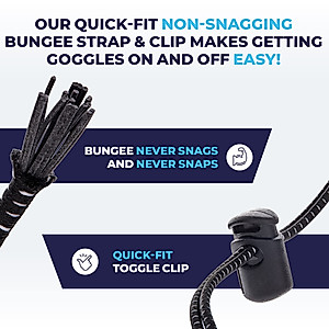 Proswims Anti-Fog Swim Goggles for Women & Girls Pink Goggles with Bungee Strap, Hard Case & Cloth, Racing Swimming Goggles Women