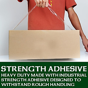 Clear Packing Tape, HERKKA 12 Rolls Heavy Duty Packaging Tape for Shipping Packaging Moving Sealing, Thicker Clear Packing Tape, 1.88 inches Wide, 65 Yards Per Roll, 780 Total Yards