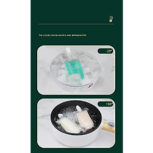 HOUSON 50PCS 16oz Plastic Flasks, Concealable and Reusable BPA-Free Drink Pouches Leak Proof Food Grade For Concerts, Events Sports Travel (500ML + 1 Funnel)