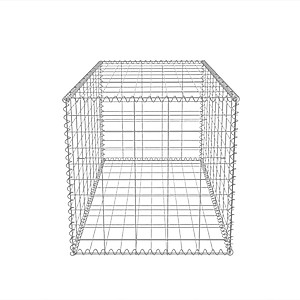 Gabion Basket,Garden Fence Border,Portable Fence,Privacy Fence,Fencing for Yard,Private Fence,Garden Fence for Dogs,for Deck,Patio,Backyard,Outdoor Pool,Porch,Galvanised Steel 39.4"x19.7"x19.7"