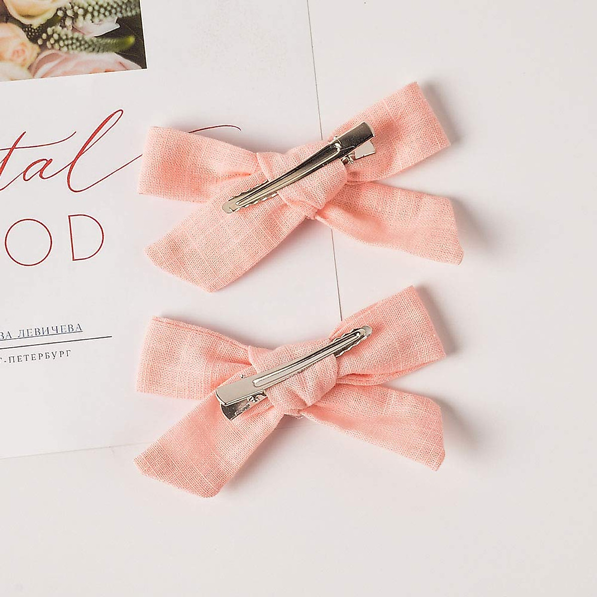 20 Pieces Baby Girls Hair Bows Clips Hair Barrettes Accessory for Babies Infant Toddlers Kids in Pairs