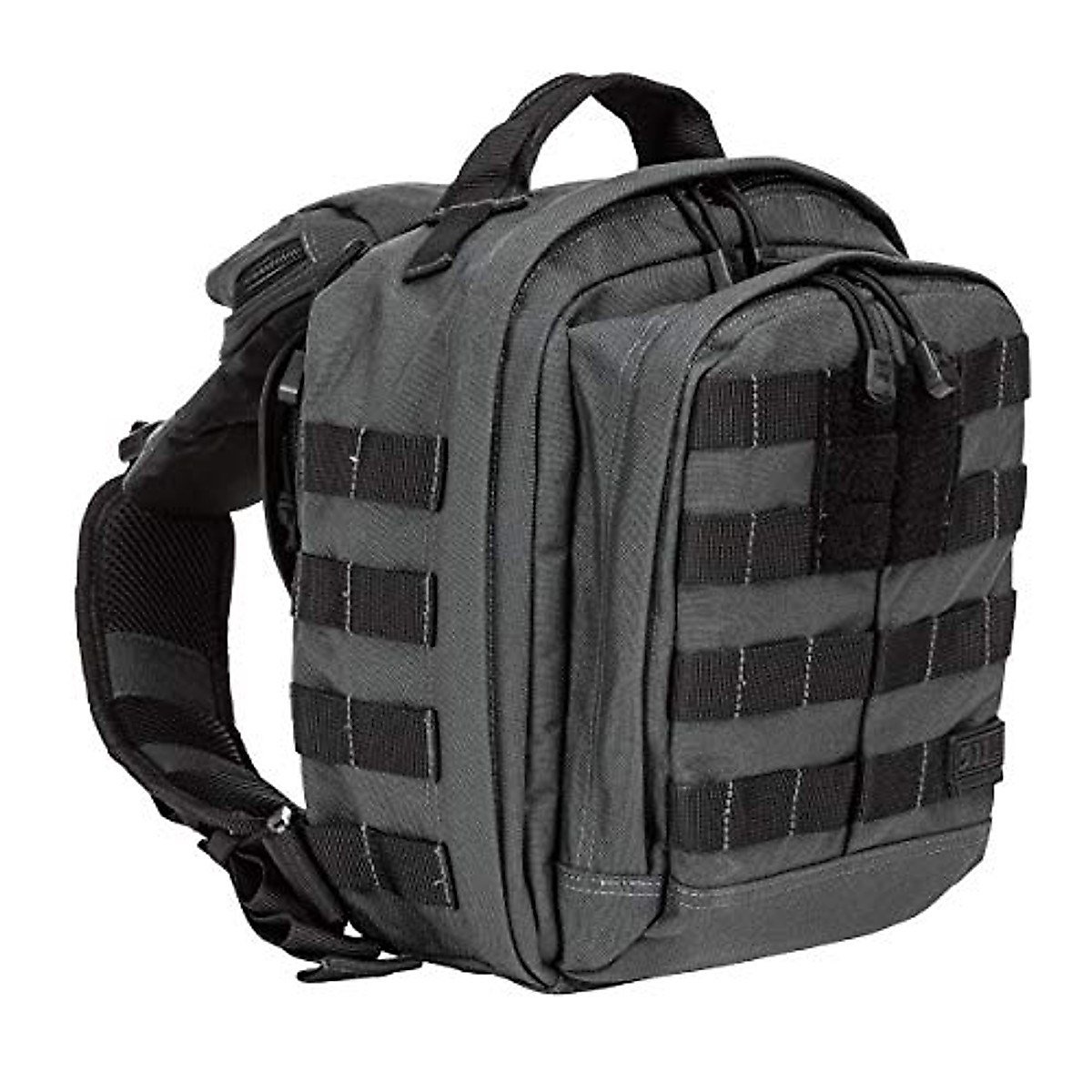 5.11 Rush Moab 6 Tactical Sling Pack Military Molle Backpack Bag, Style 56963, Black