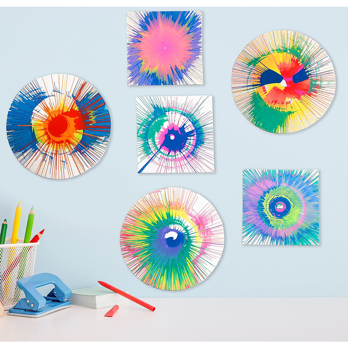 Creative Kids Spin & Paint Art Kit - Spinning Art Machine Craft Kit for Children & Adults, Christmas Gifts 6+