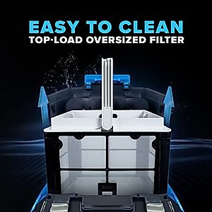 Dolphin Cayman Automatic Robotic Pool Cleaner with Single Button Operation and Large Capacity Top Load Filter Basket Ideal for In-ground Swimming Pools up to 33 Feet