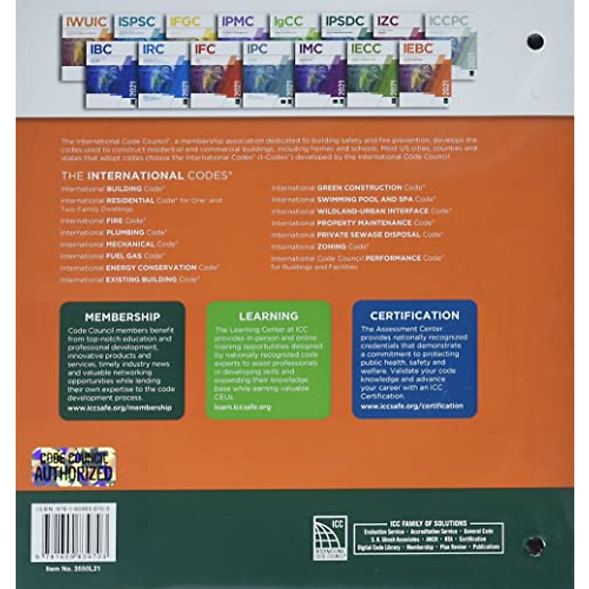 2021 International Existing Building Code, Loose-leaf Version