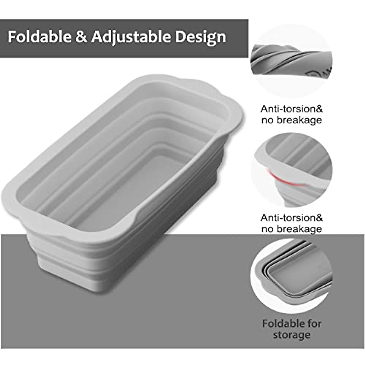 Damorr Replacement for Blackstone Grease Cup Liners & Blackstone Drip Pan Liners, for Blackstone Grease Catcher & Black Stone Grease Trays |Blackstone Griddle Accessories - Gray