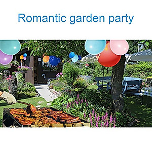 Runch 100pcs Latex Balloons, 12inch Multicolor to Celebrate Latex Balloons, Premium Thick Balloons for Birthday/Party/Christmas/Wedding and Holidays