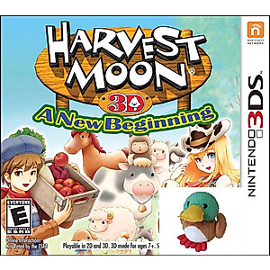 Harvest Moon® a New Beginning 3DS with BONUS Plush Duck