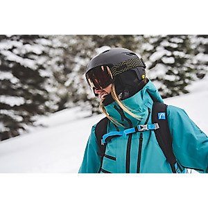 Giro Envi Spherical MIPS Ski Helmet - Snowboard Helmet for Women - Matte Black Limitless - M (55.5-59cm)