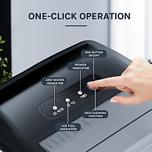 Kismile Ice Makers Countertop with Carry Handle,Self-Cleaning Ice Maker Machine with Ice Basket and Ice Scoop,Portable Ice Maker for Home,Office,Kitchen (Black)