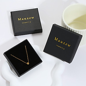 Mauzew Dainty Chain Necklace for Women Gold Simple Basic Chain Link Necklace Delicate Thin Chain Layering Choker Necklaces Everyday Jewelry