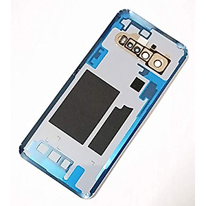 V60 ThinQ Back Glass Cover Replacement Housing Door with Tape Parts for LG V60 ThinQ V600 5G All Model with USB to Type-c Cable +Tools (Classy White)