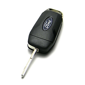 OEM 4-Button Keyless Entry Remote Flip Key Fob Compatible with 2013-2016 Ford Fusion (FCC ID: N5F-A08TAA / P/N: 164-R7986)