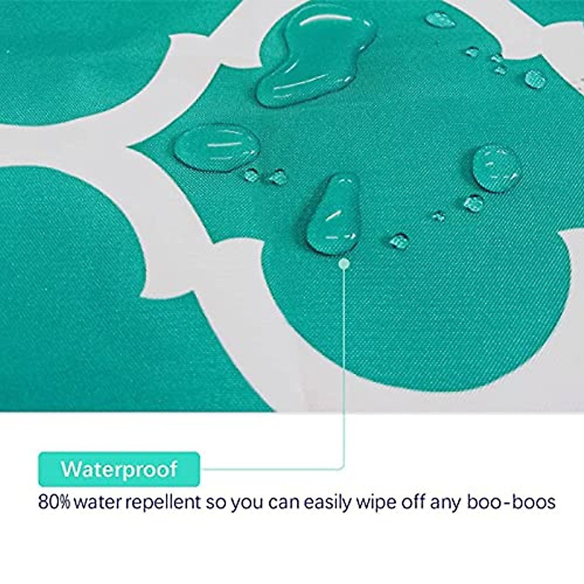 idee-home Patio Cushion Covers Replacement, Outdoor Cushion Covers Slipcovers for Patio Furniture, Couch Seat Cushions Cover with Zipper, Sunbrella Waterproof Slip Covers Outside (Set of 6, 22x24 in)