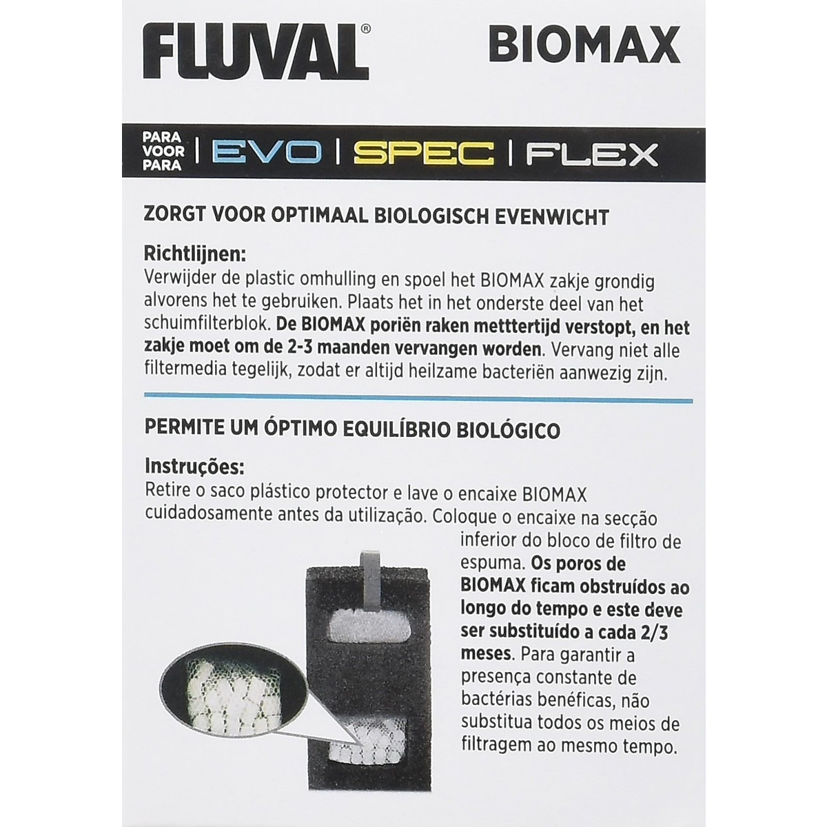 Fluval SPEC Biomax - 2.1 Ounces (3 Pack)