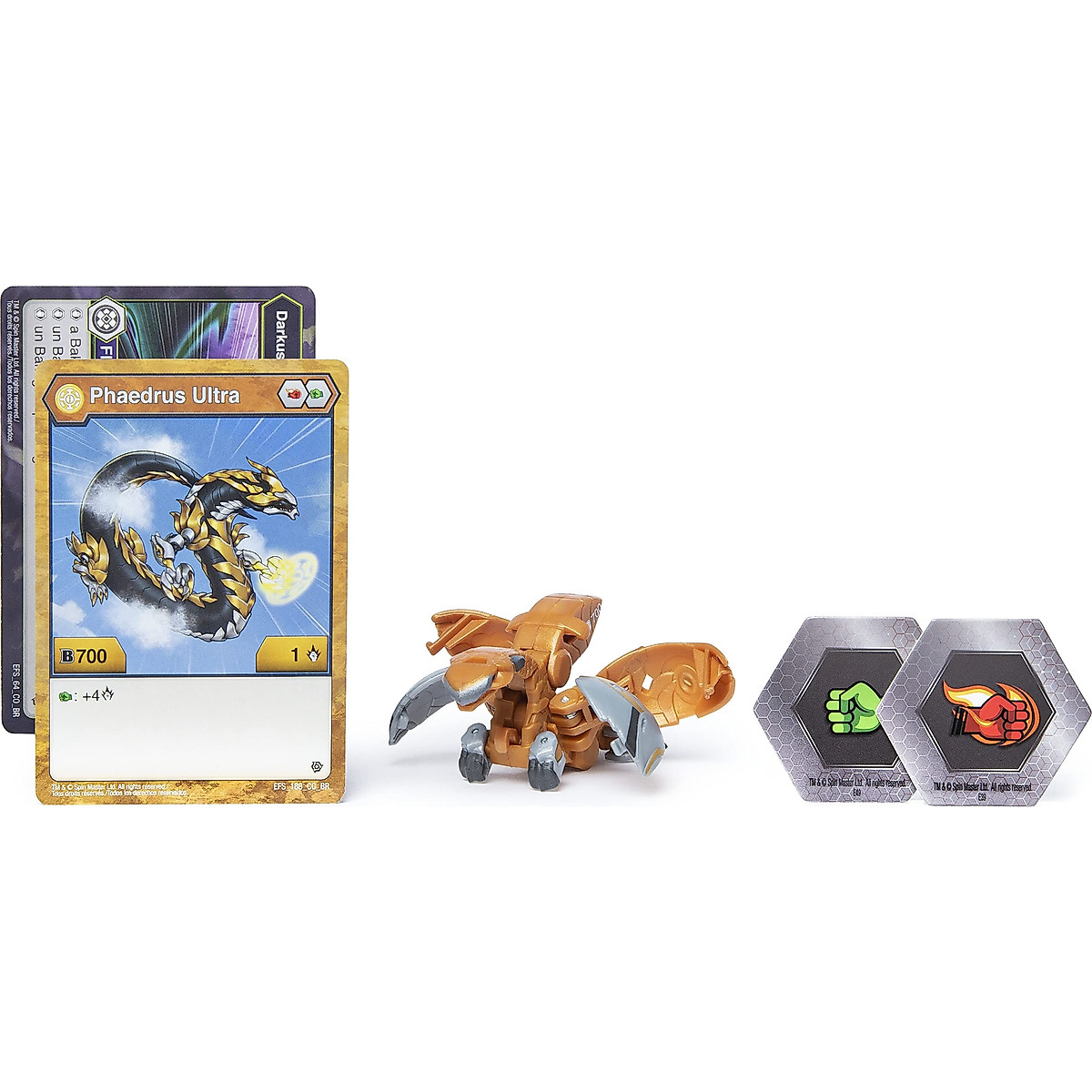 Bakugan Ultra, Aurelus Phaedrus, 3-inch Collectible Action Figure and Trading Card, for Ages 6 and Up