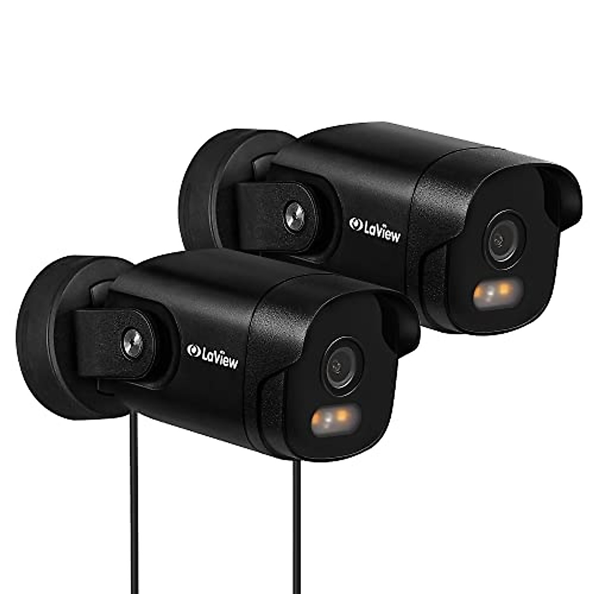 LaView 2K Security Camera Outdoor with Color Night Vision,3MP Wired Cameras for Home Security,IP65 Waterproof Camera, 24/7 Live Video,2 Way Audio,Cloud Storage/SD Slot,Compatible with Alexa