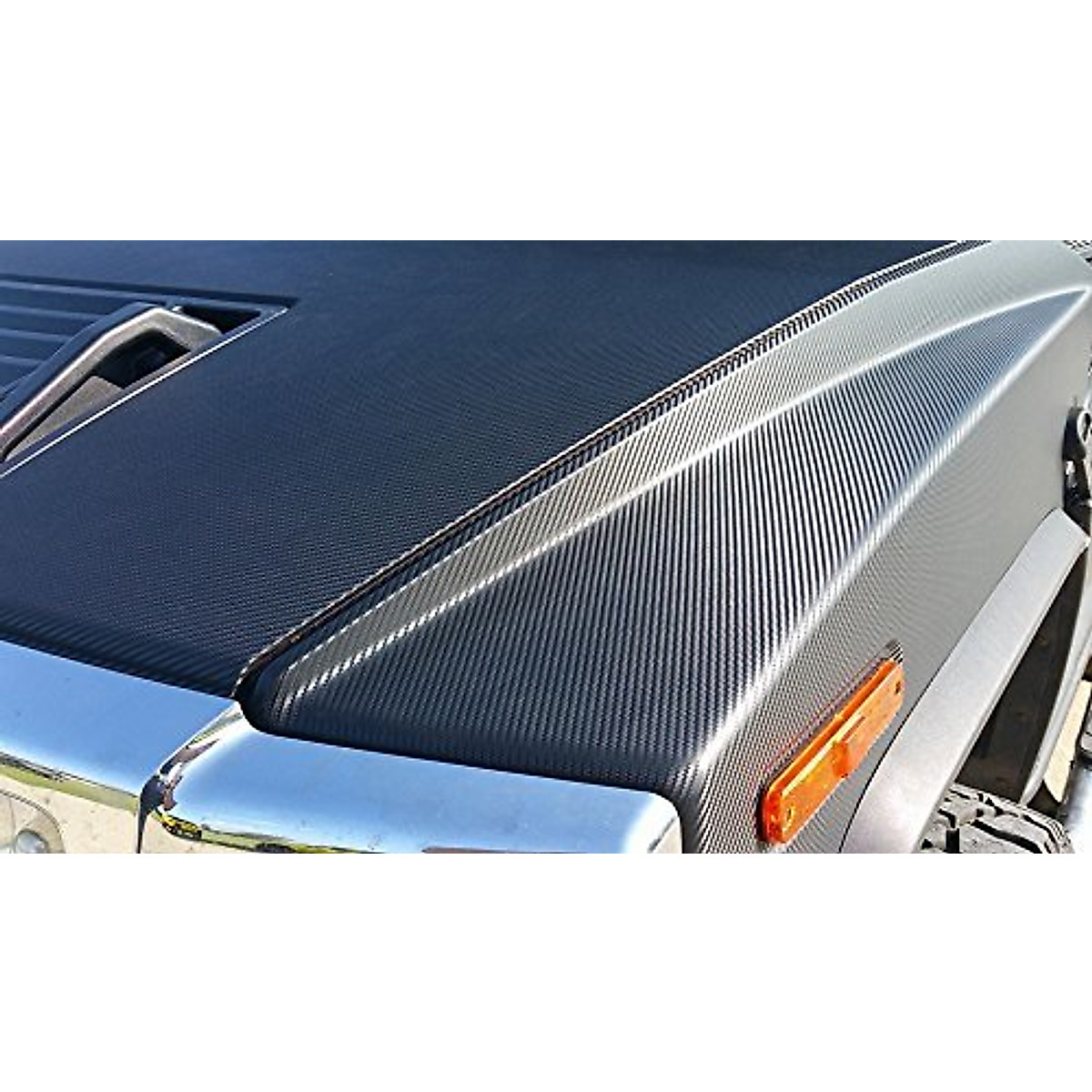 VViViD Black Carbon Fiber Automotive Vinyl Wrap Film w/ 3M Toolkit (1ft x 5ft)