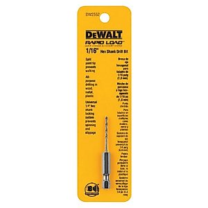 DEWALT DW2552-1/16-Inch Hex Shank Drill Bit