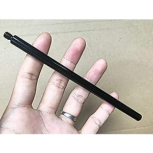 Metal Extension Rod Tripod Extension Tube Lightweight Pole Extender Accessory - with 1/4"-20 Female Threaded and 1/4"-20 Male Threaded for Tripod Stabilizer for Gopro DSLR & SLR Cameras