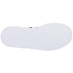 Adidas unisex child Grand Court - Kids Tennis Shoe, Black/White/White, 10.5 Little Kid US