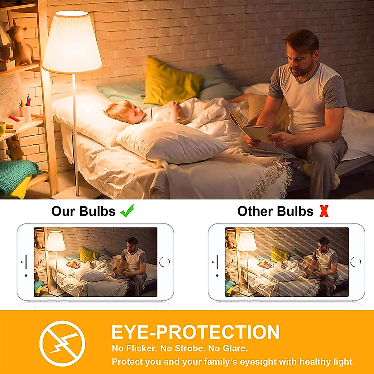 Vintage LED Spiral Filament Bulb T14, E26 Base, 4W Equivalent, 40W Warm White, 2200K, Dimmable, AC120V, 400LM, Amber Glass, Pack of 4