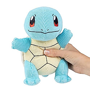 Pokémon 8" Squirtle Corduroy Plush - Officially Licensed - Quality & Soft Stuffed Animal Toy - Limited Edition - Add Squirtle to Your Collection! - Great Gift for Kids, Boys, Girls & Fans of Pokemon