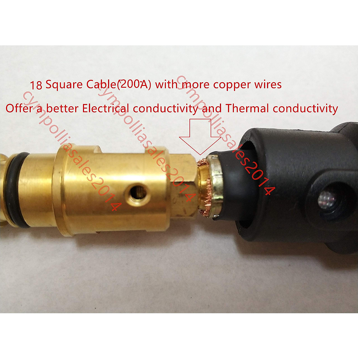 MIG WELDING GUN 15' 180A (5 PINS) fits Titanium unlimited 200,MIG 140/170