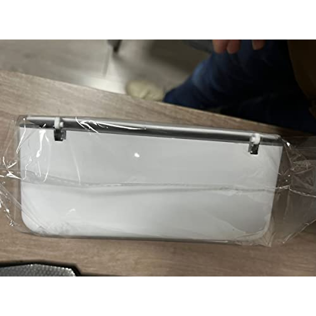 Wipes Dispenser Holder,Tissue Storage Box Case Wet Baby Wipes Case Baby Wipe Holder with Lid for Home Office Desk, Dorm, Kitchen, Washroom, Vanity (White+Pink)