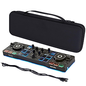 co2CREA Hard Travel Case replacement for Hercules DJ DJControl Starlight Pocket DJ Controller