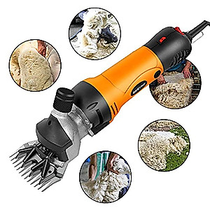 BEETRO 500W, Electric Professional Sheep Shears, Animal Grooming Clippers for Sheep Alpacas Goats and More, 6 Speeds Heavy Duty Farm Livestock Haircut