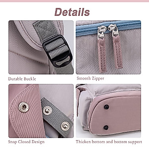 WindTook Backpack for Women Teens Girls School College Book Bag Travel Work Daypack Laptop Computer Bag with USB Charging Port Suits 15 Inch Notebook,mauve