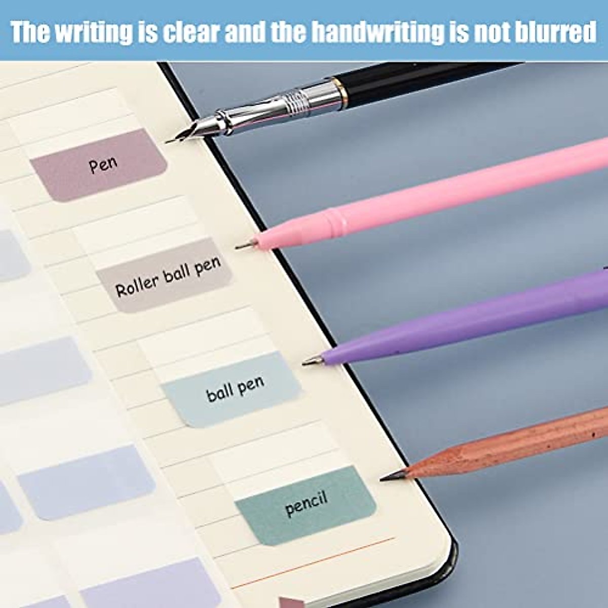 240 Pcs 1Inch Sticky Index Tabs, Colored Book Sticky Tabs for Notebooks, Repositionable Page Tabs for Notebooks File Classification,12 Colors(1 Inch)
