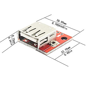 jujinglobal 10pcs USB a Male or Female Breakout Board 4 pins 2.54mm Output with 2 Types Male pins 90 and 180 Degree… (A Female Breakout (10pcs))