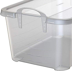 Life Story Clear Stackable Closet Organization & Storage Box, 55 Quart (8 Pack)