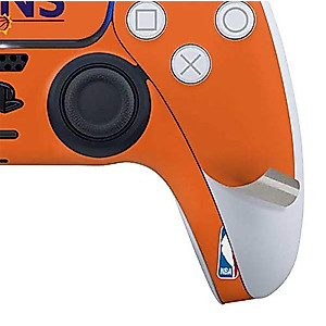 Skinit Gaming Decal Skin Compatible with PS5 and Compatible with PS5 Digital Edition DualSense Controller - Officially Licensed NBA Phoenix Suns Standard - Orange Design