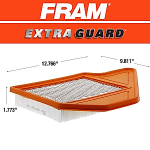 FRAM Extra Guard CA11050 Replacement Engine Air Filter for Select Chrysler, Dodge, Ram and Volkswagen (3.6L) Models, Provides Up to 12 Months or 12,000 Miles Filter Protection