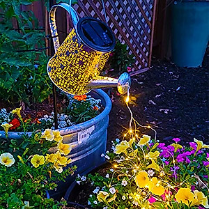 VOOKRY Solar Watering Can Lights, Large Hanging Solar Lantern Waterproof Outdoor Garden Decor for Yard Porch Landscape Patio Gardening Housewarming Gifts for Mom Women Grandma Birthday