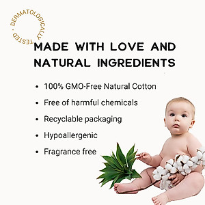 Happy Little Camper Ultra-Absorbent Hypoallergenic Natural Disposable Baby Diapers, Chlorine-Free Protection for Sensitive Skin, Walker, Size 5, 68 Count