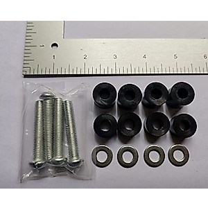 M8 Screws for Samsung TV M8x45mm TV Mounting Bolts Screws for Samsung TV with 25mm Long Spacers